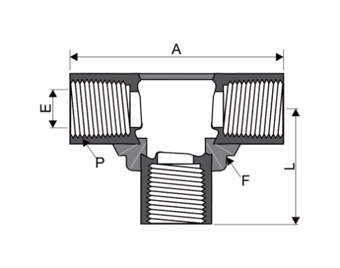 Female Tee – instrumentation Valves & Fittings